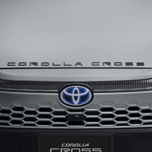Corolla Cross - โลโก้ Corolla Cross (สีดำเงา) - Toyota Accessories